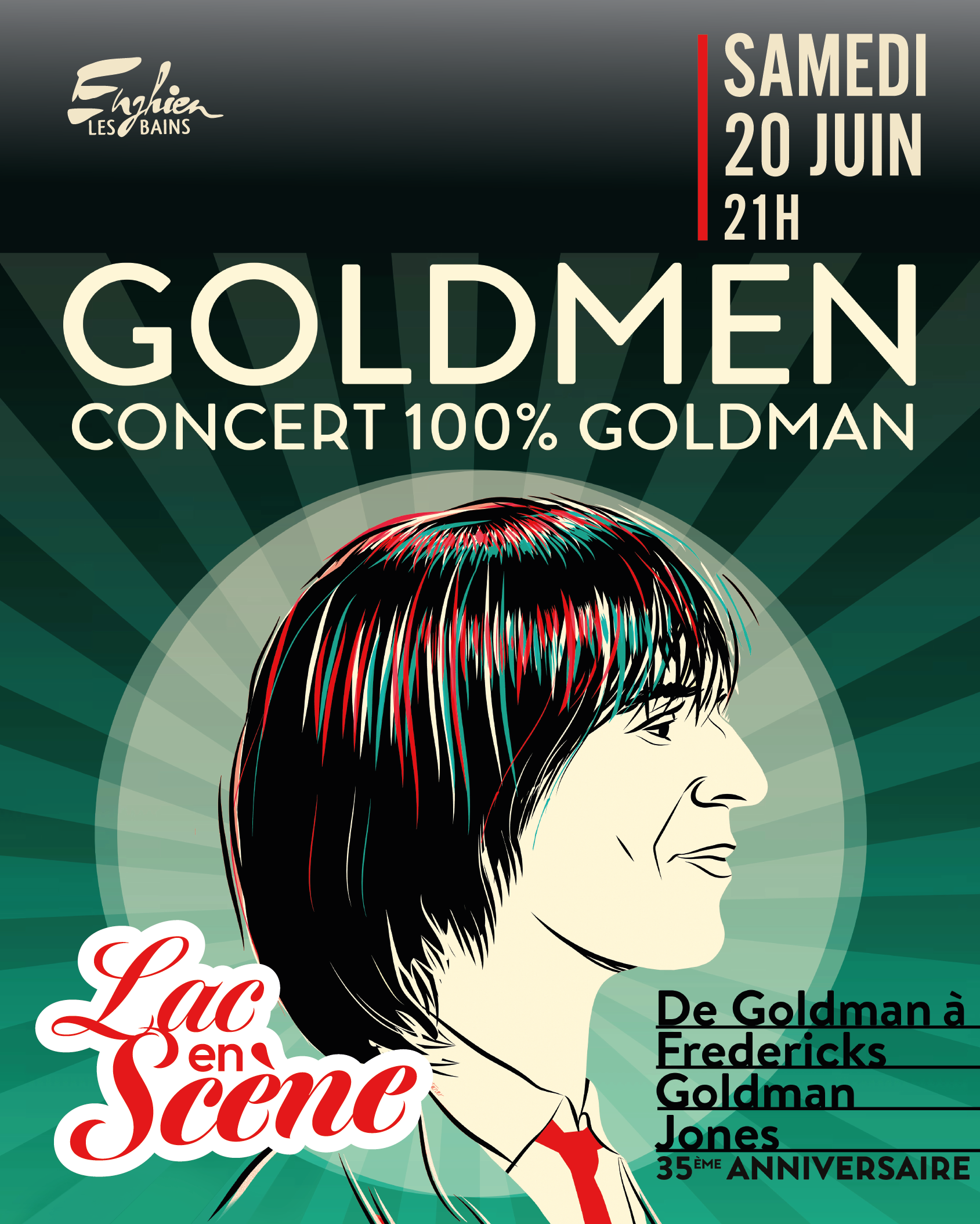 Lac en Scène // Concert du Groupe GOLDMEN 100% Goldman | Enghien-les-Bains